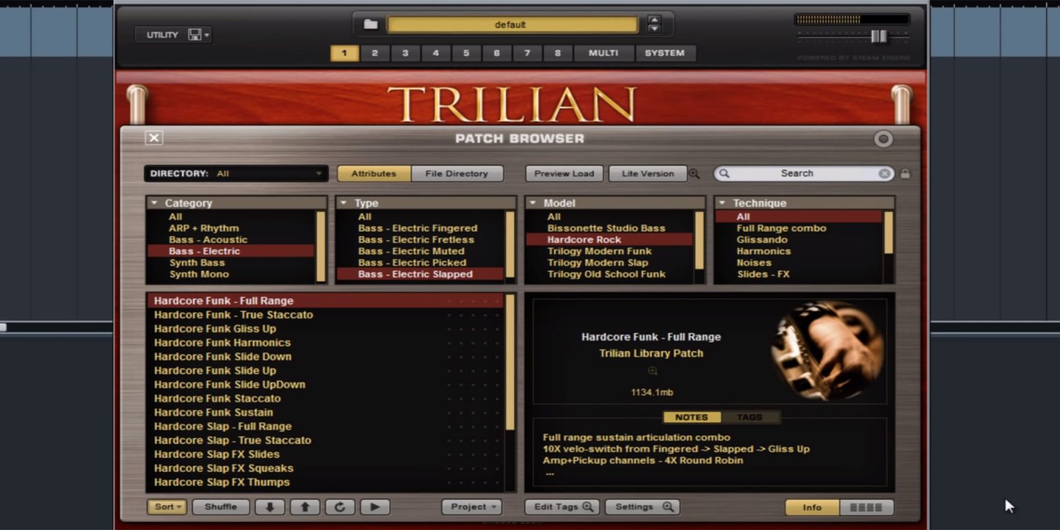 Spectrasonics Trilian Instrument Plugin Review [Bass Solution]