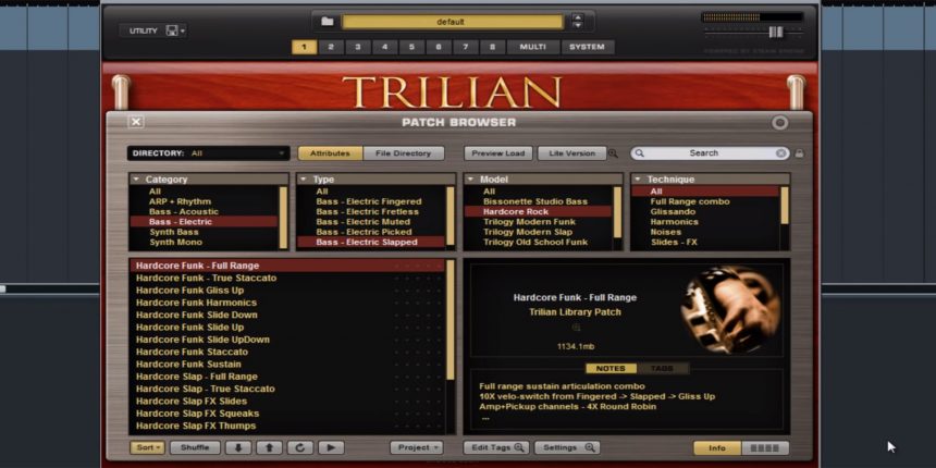 Spectrasonics Trilian Instrument Plugin Review [Bass Solution]