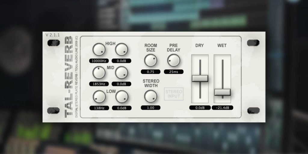 TAL Reverb 2 Processor Plugin Review